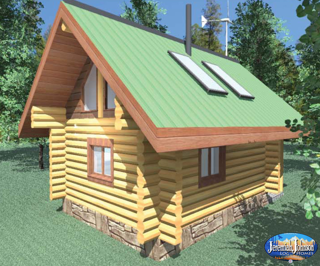 Camp Alpine Log Cabin Plan - Jeremiah Johnson Custom Log Homes