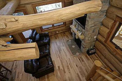 Log Home Interiors - Jeremiah Johnson Custom Log Homes