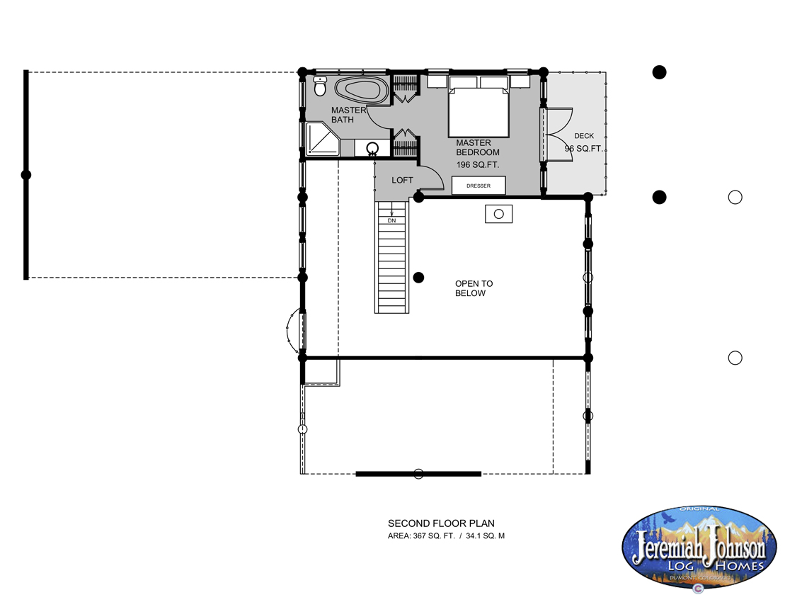 The Golden Eagle - Jeremiah Johnson Custom Log Homes