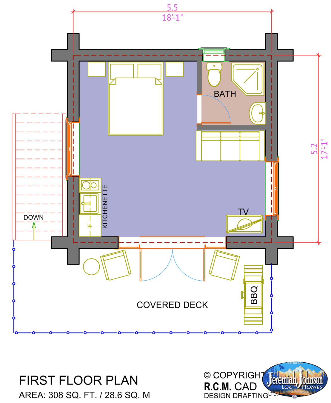 The Hunters Outpost - Jeremiah Johnson Custom Log Homes